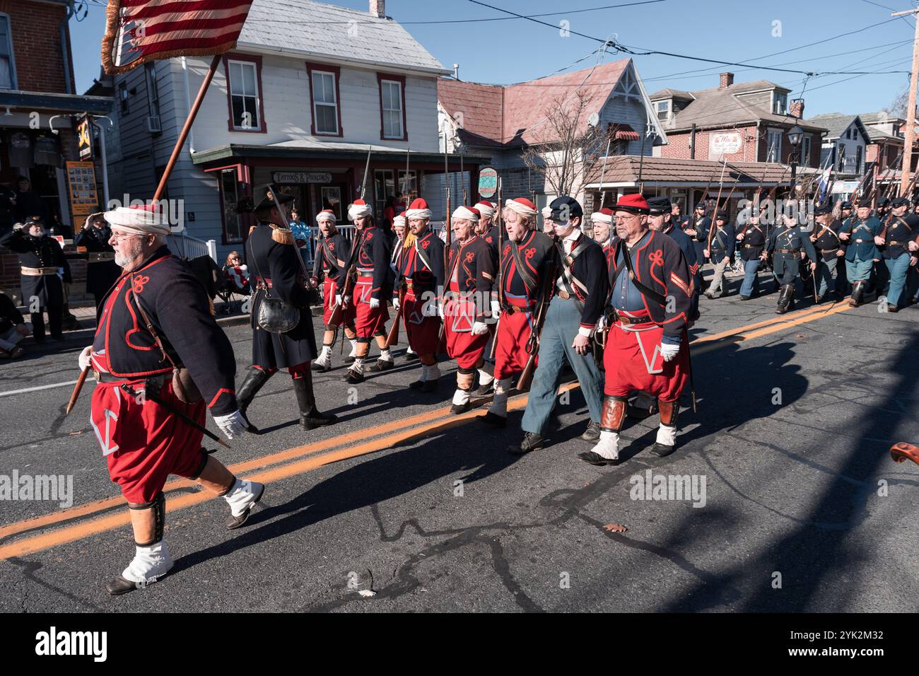Gettysburg, PA, USA– November 16, 2024: Thousands attended the ...