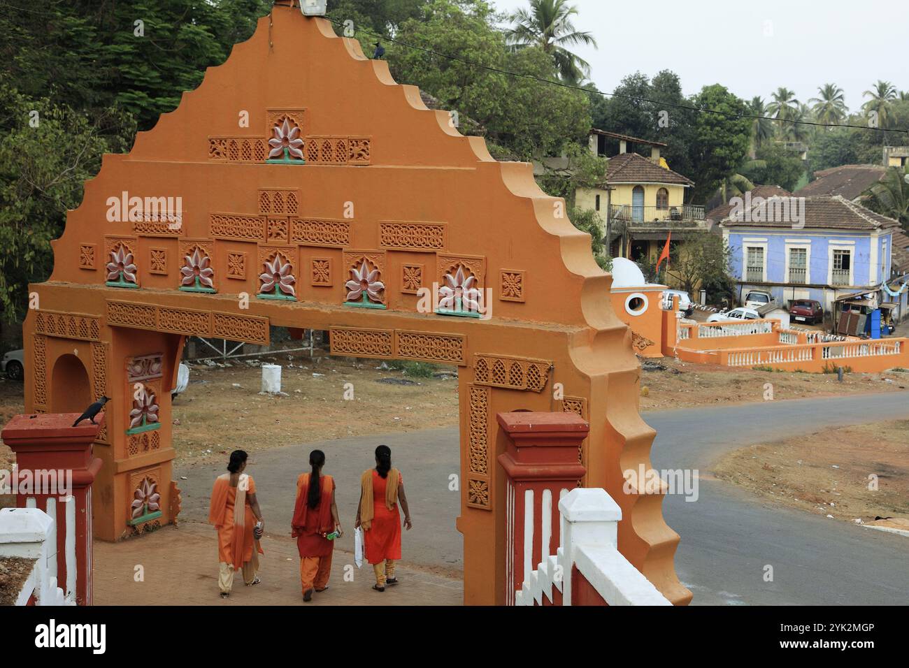 India, Goa, Panaji, Panjim, gate of Maruti Temple Stock Photo - Alamy