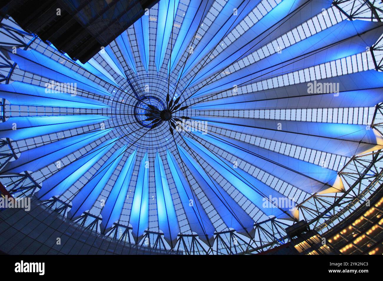 Germany, Berlin, Potsdamer Platz, Sony Center interior, modern ...