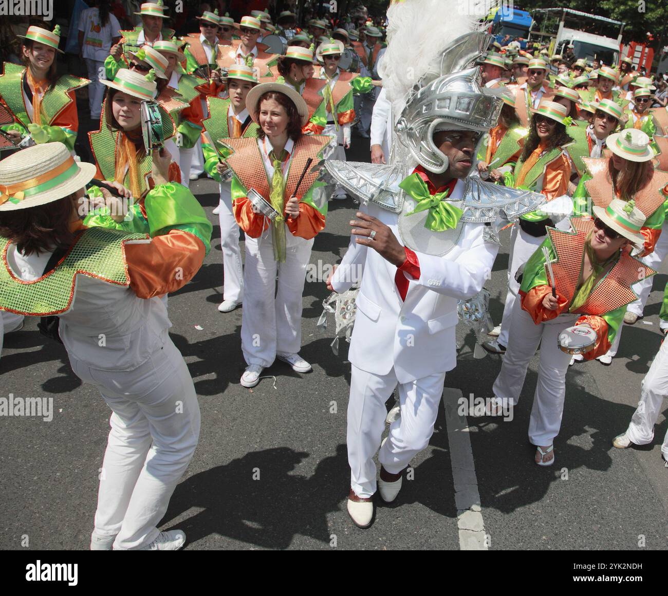 Germany, Berlin, Carnival of Cultures, marching percussion band Stock ...