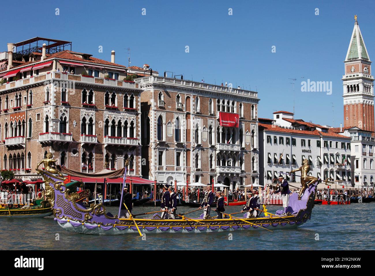 Italy, Venice, historic regatta, boats, people, traditions Stock Photo ...
