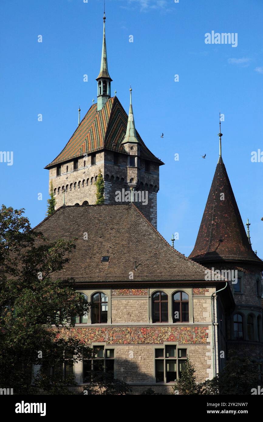 Switzerland, Zurich, Swiss National Museum Stock Photo - Alamy