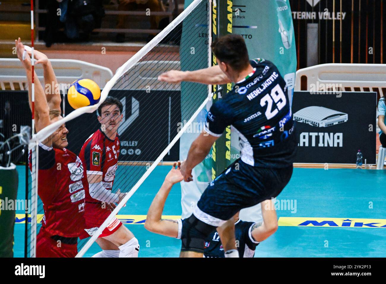 Nedeljkovic Aleksandar attack (Cisterna Volley) during Cisterna Volley ...