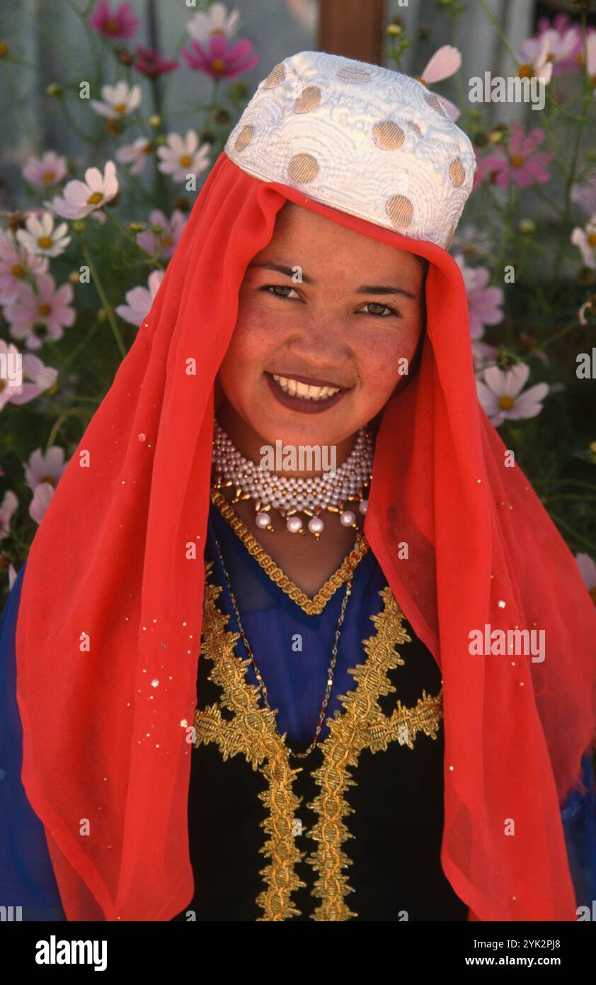 India, Ladakh, Leh, Ladakh Festival, woman, portrait Stock Photo - Alamy
