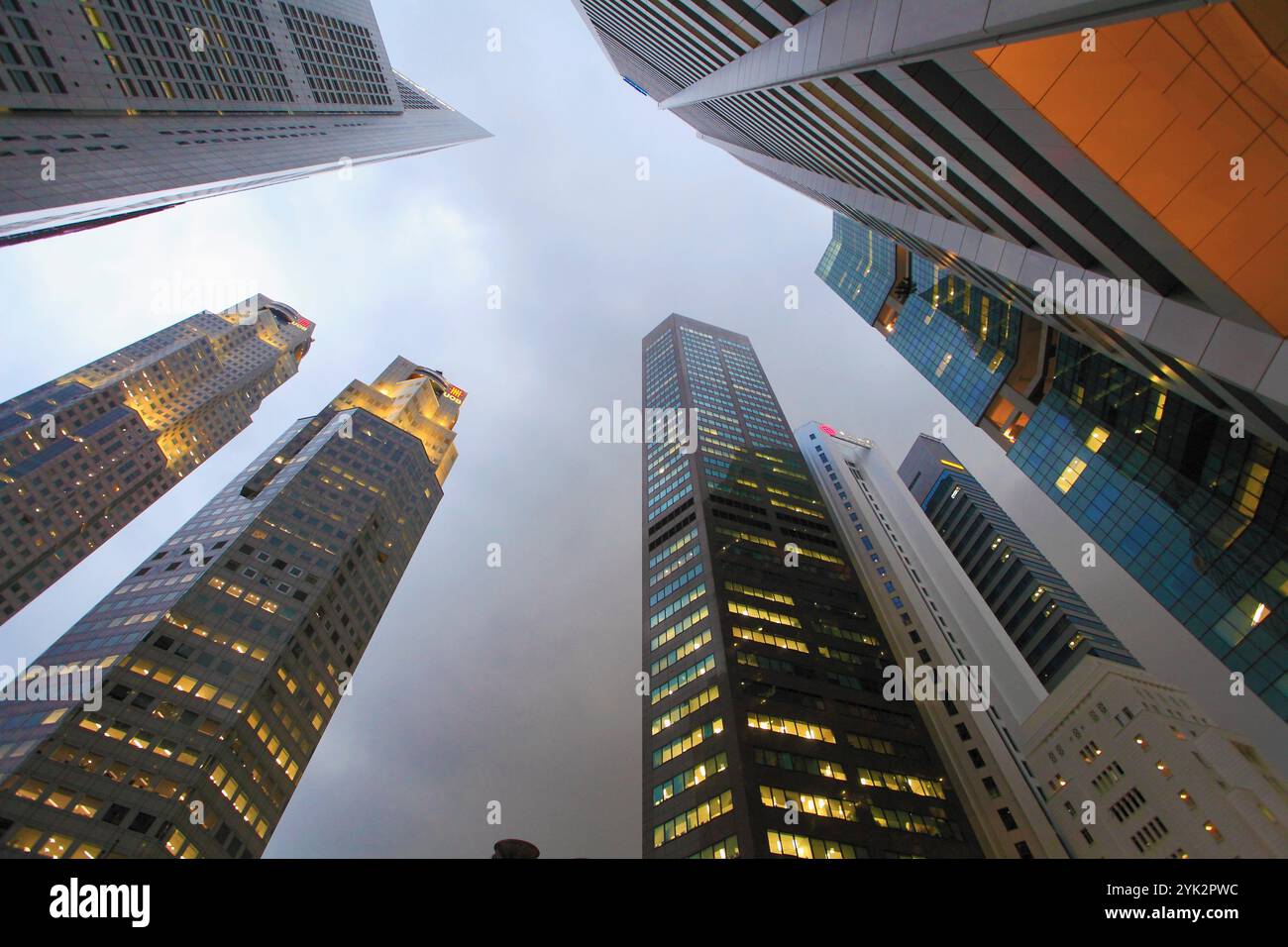 One raffles place buildings singapore hi-res stock photography and images - Alamy