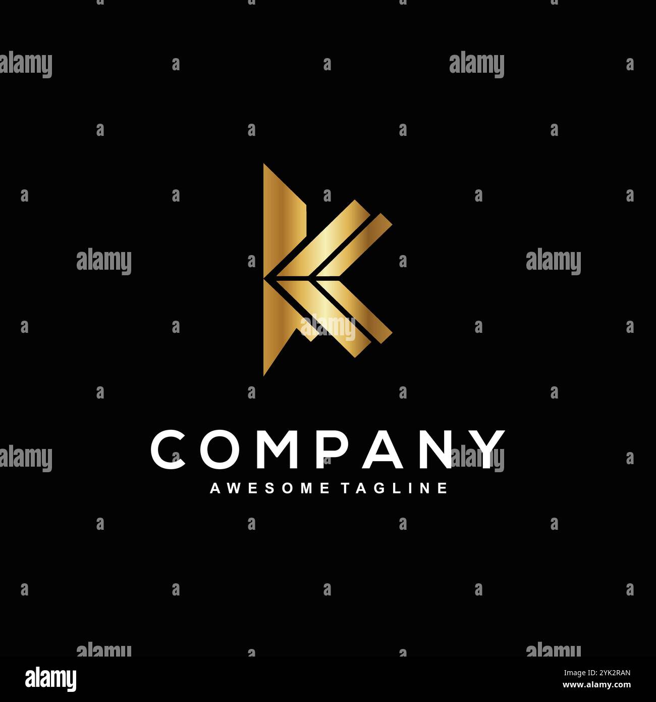 Minimal letter k design hi-res stock photography and images - Alamy