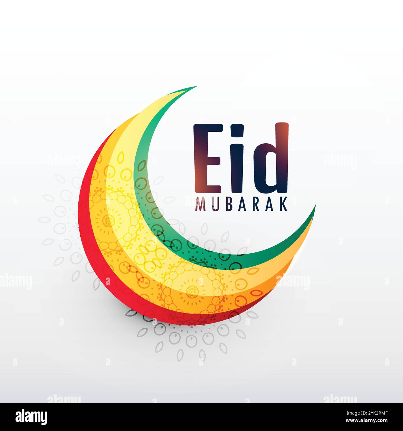 Colorful crescent moon eid hi-res stock photography and images - Alamy