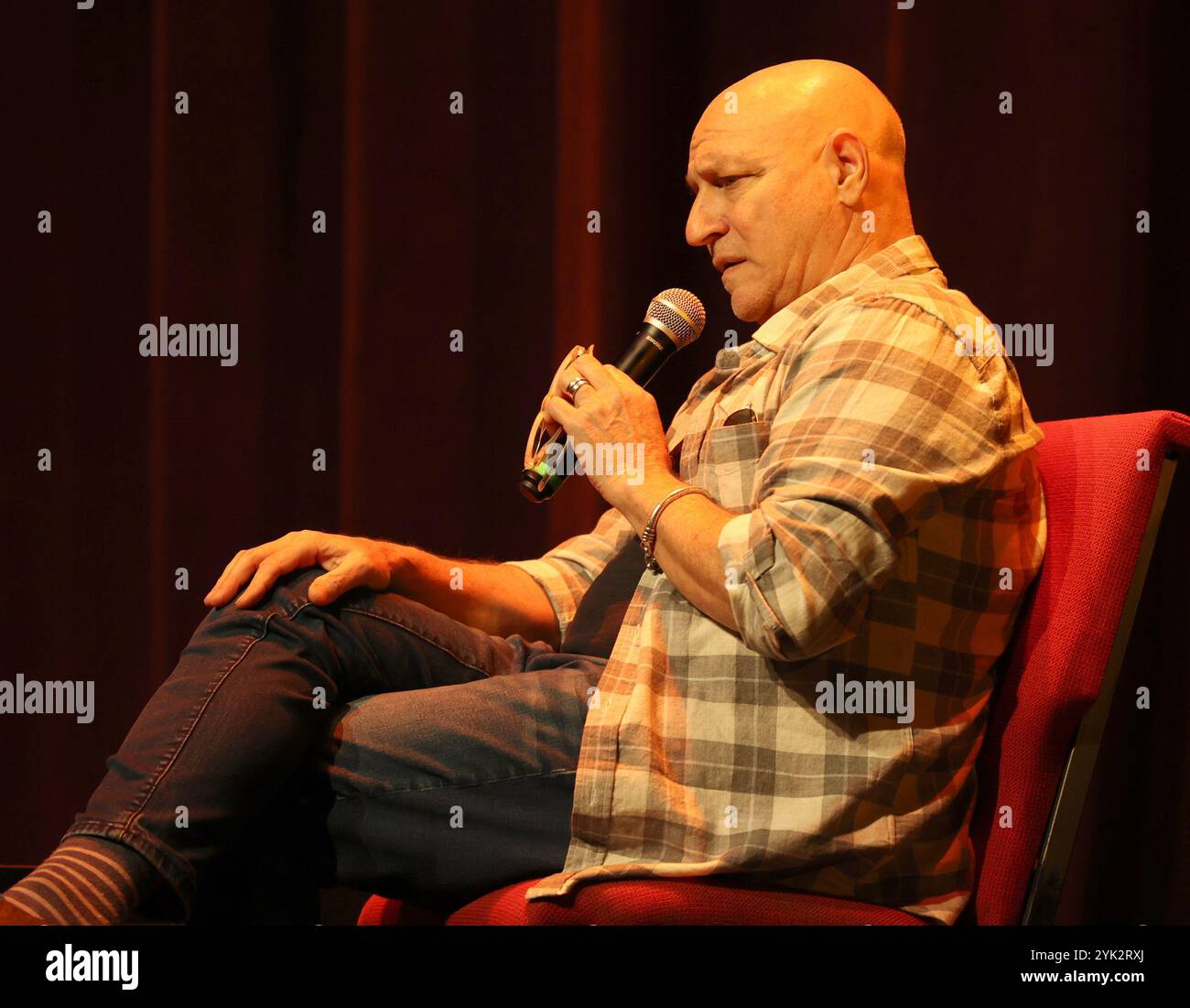 New Orleans, United States. 16th Nov, 2024. Chef Tom Colicchio speaks ...