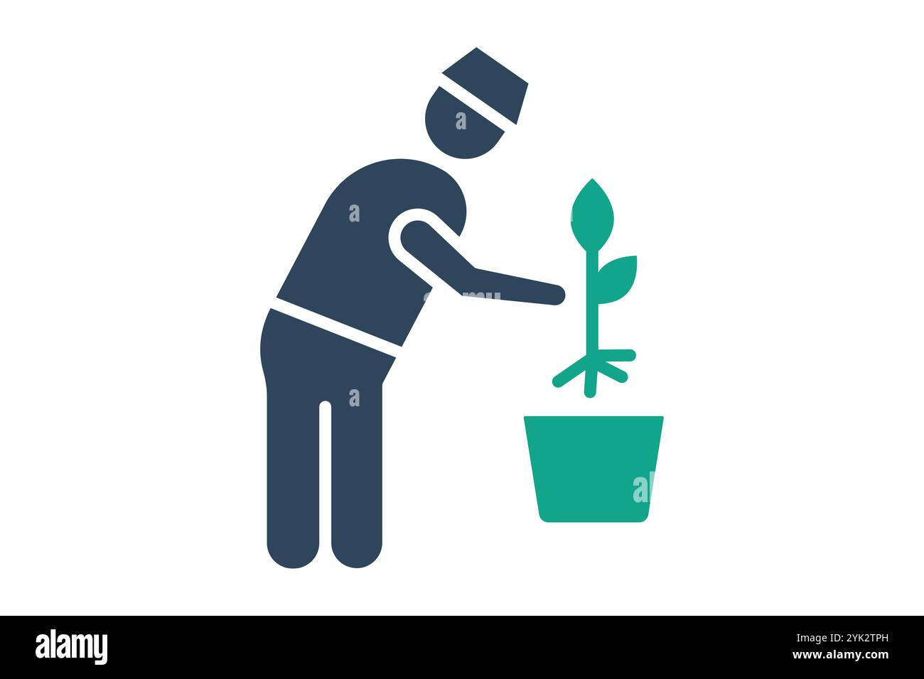Planting icon hi-res stock photography and images - Alamy