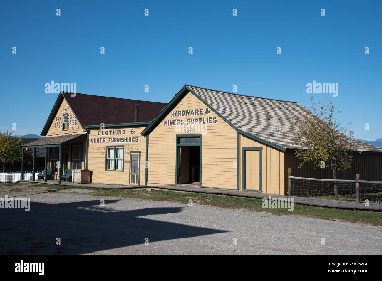 Fort Steele in East Kootenay Region of British Columbia in Canada ...