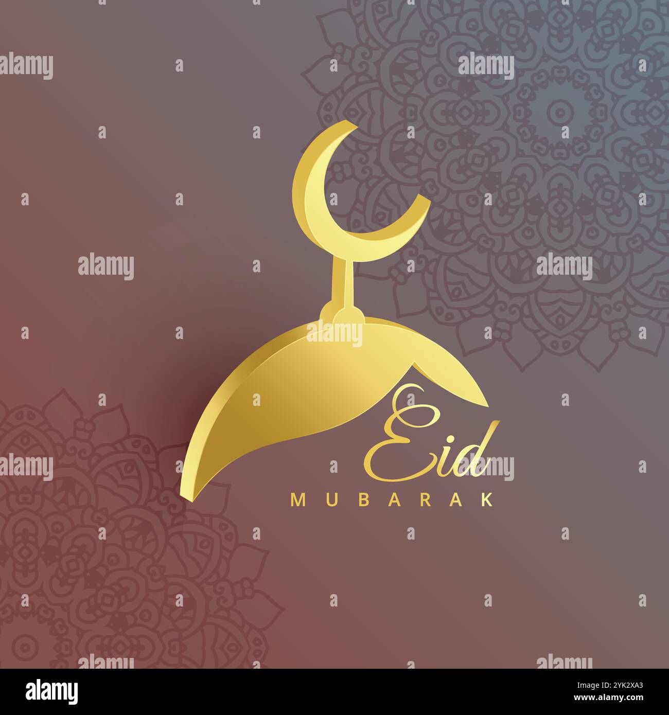 3d mosque design for eid festival vector illustration Stock Vector ...