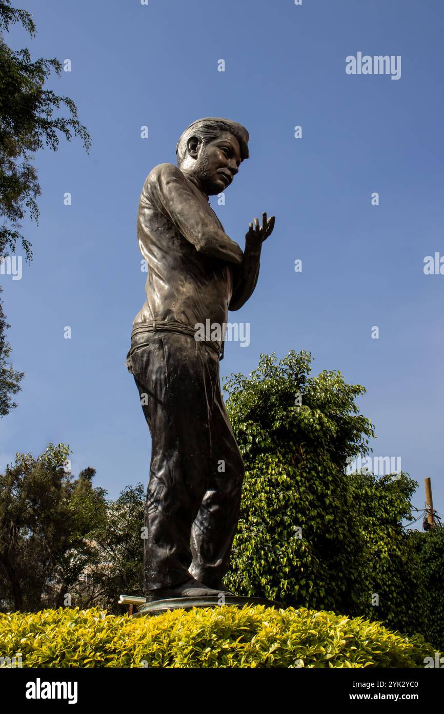 Mexico City, Mexico – November 15, 2024: Monument to the famous Mexican ...