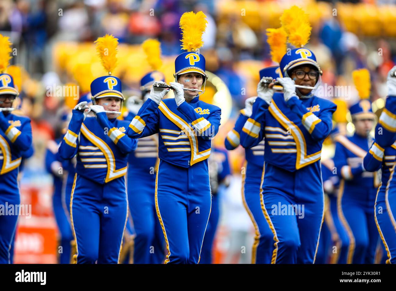 Pittsburgh, Pennsylvania, USA. 16th Nov, 2024. Pitt Panthers band ... Pittsburgh, Pennsylvania, USA. 16th Nov, 2024. Pitt Panthers band ...