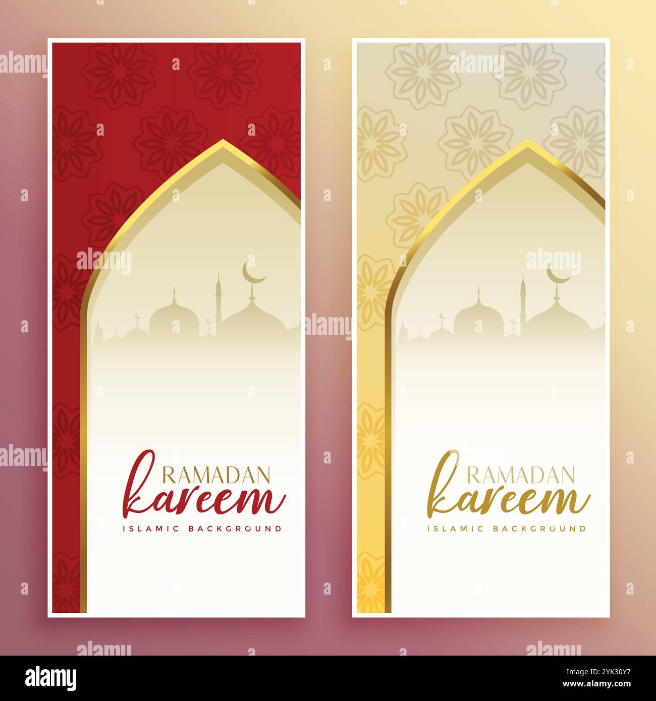 islamic banners for ramadan kareem season Stock Vector Image & Art - Alamy