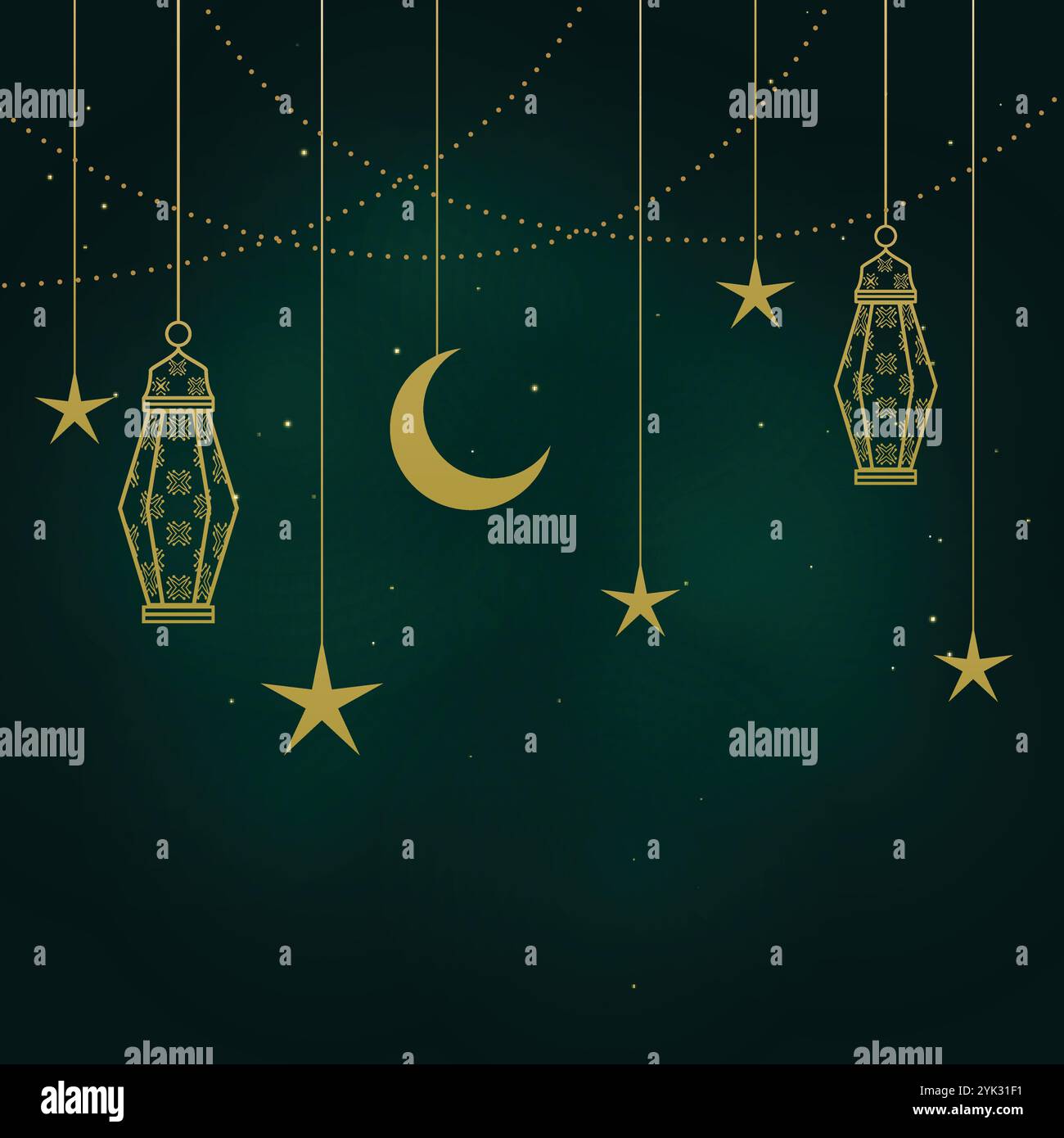 islamic background with decorative elements Stock Vector Image & Art ...