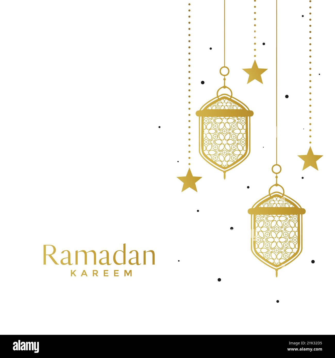 Happy ramadan background golden elegant hi-res stock photography and ...