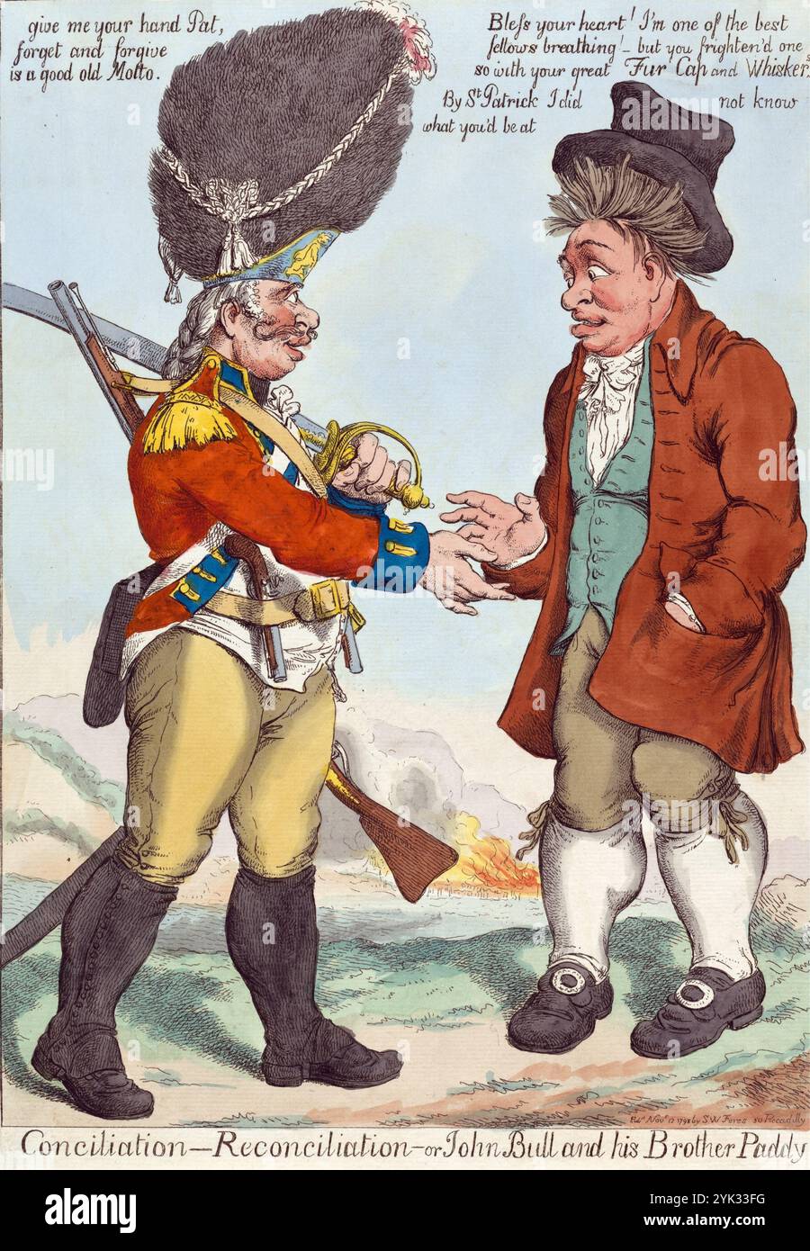 Caricatures Of Irish People