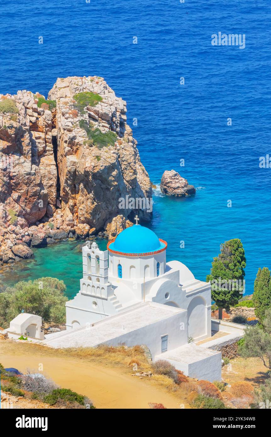 Panagia Poulati monastery, Sifnos Island, Cyclades Islands, Greece ...