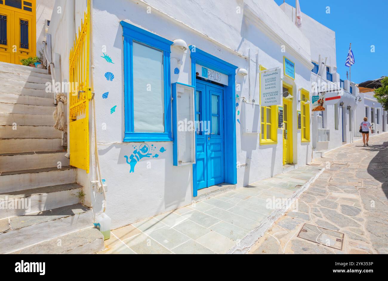 Apollonia village, Apollonia, Sifnos Island, Cyclades Islands, Greece ...