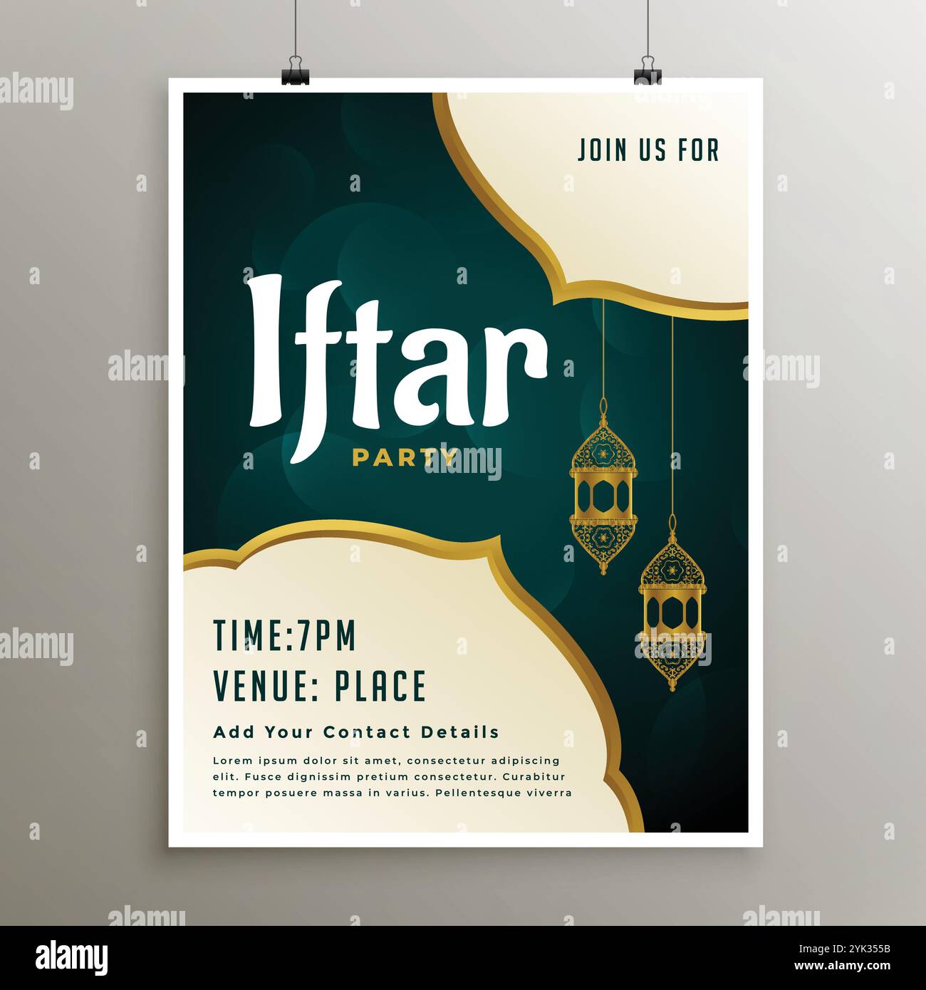 Ramzan template hi-res stock photography and images - Alamy