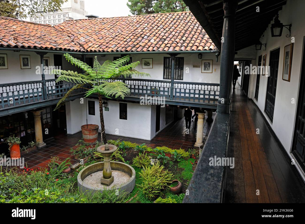 patio of an colonial-era building housing the famous restaurant La ...