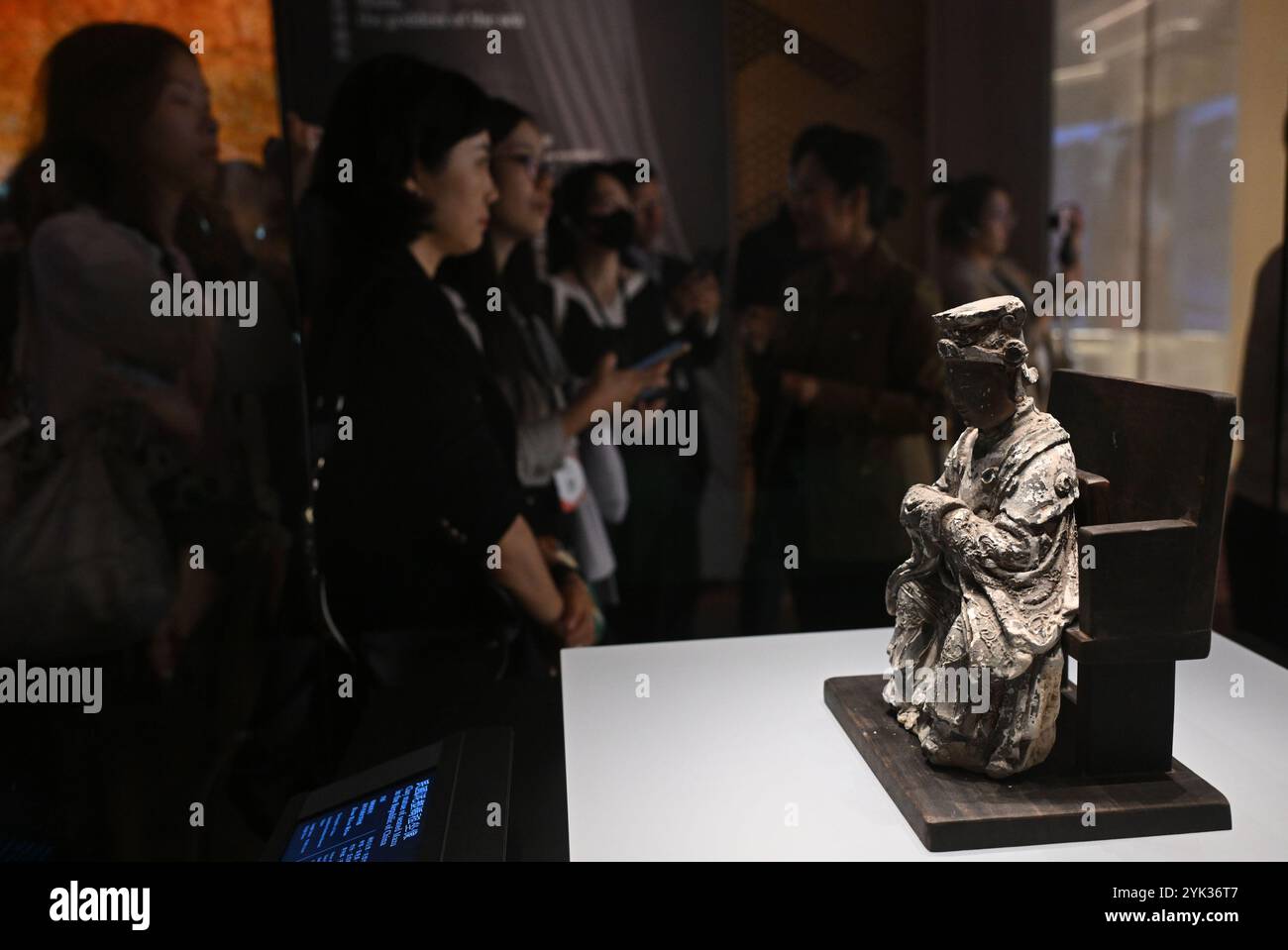Macao, China. 16th Nov, 2024. People visit the Poly MGM Museum in Macao ...