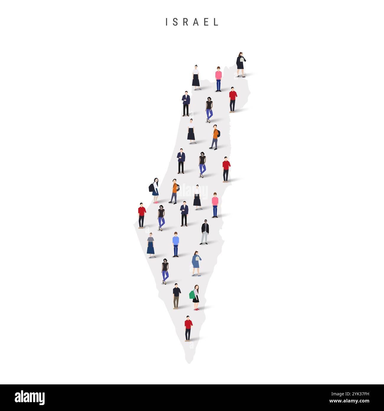 Crowded tourism Stock Vector Images - Alamy