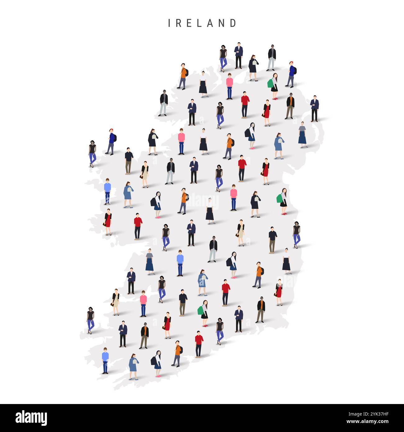 Crowded tourism Stock Vector Images - Alamy