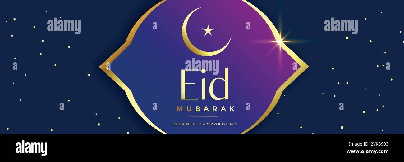 Shiny golden eid al adha Stock Vector Images - Alamy