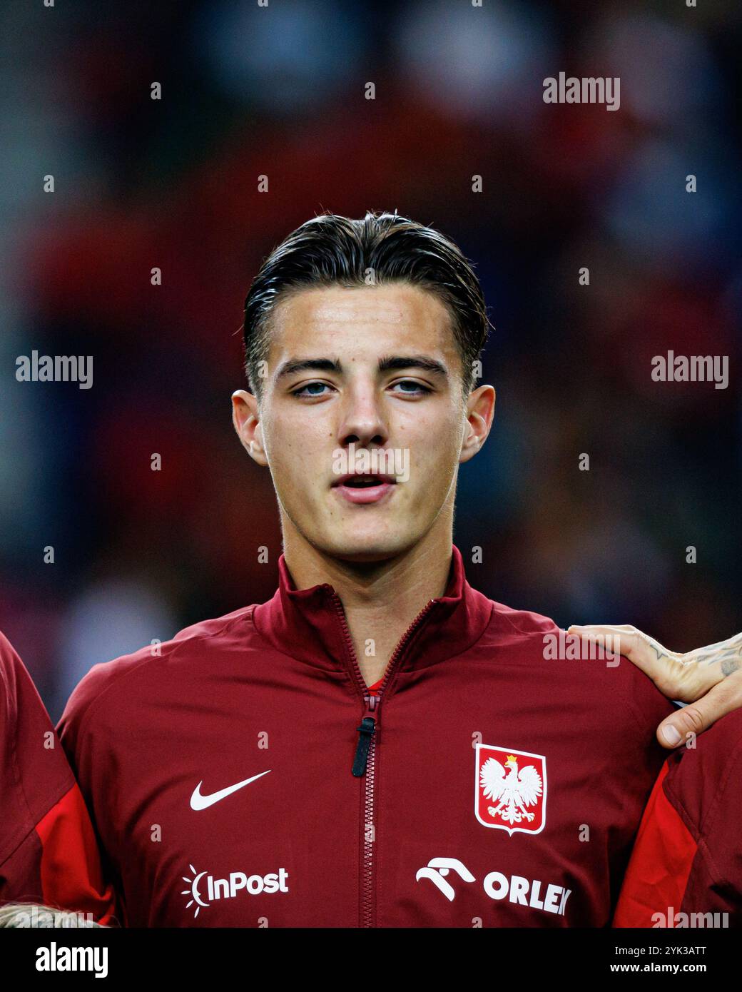 Kacper Urbanski seen during UEFA Nations League game between national teams of Portugal and ...