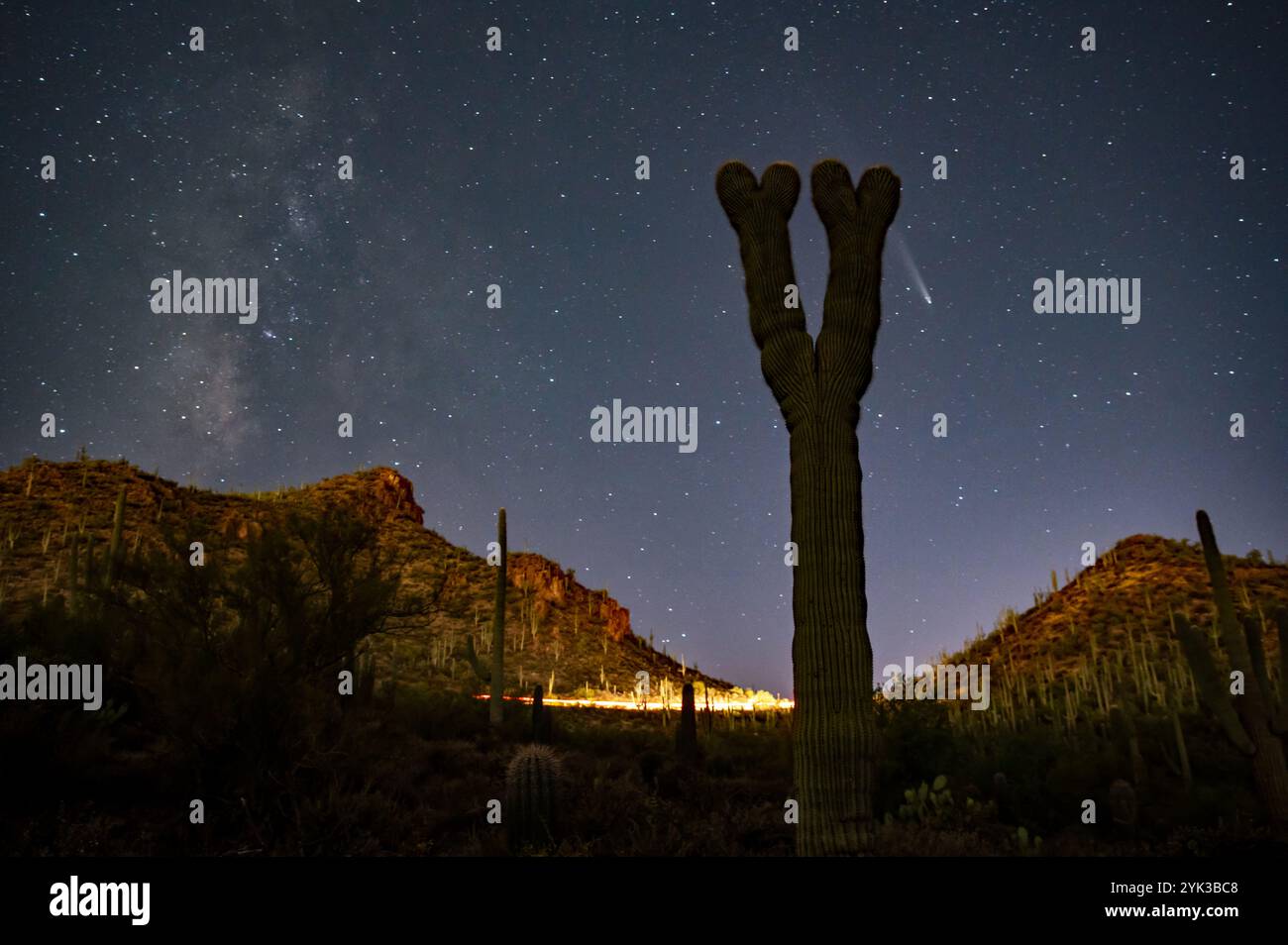 Comet C/2023 A3 (Tsuchinshan-ATLAS Stock Photo - Alamy