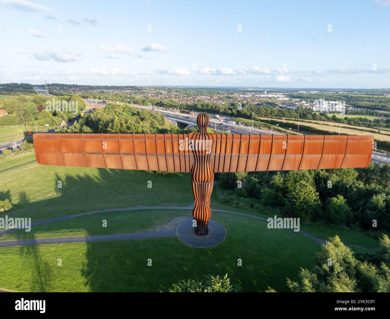 Angel north aerial hi-res stock photography and images - Alamy