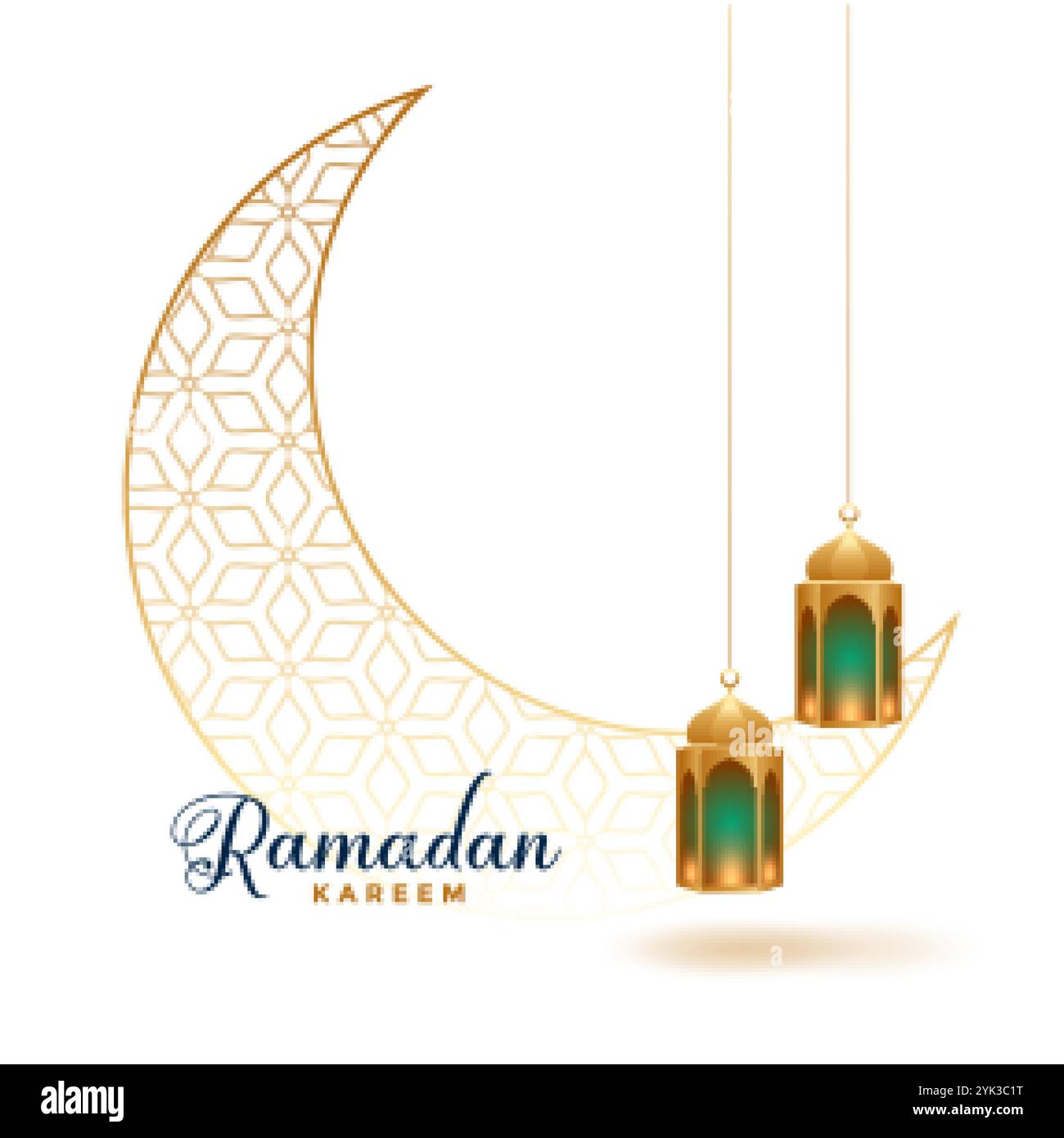 Ramadan kareem moon lamps hi-res stock photography and images - Alamy