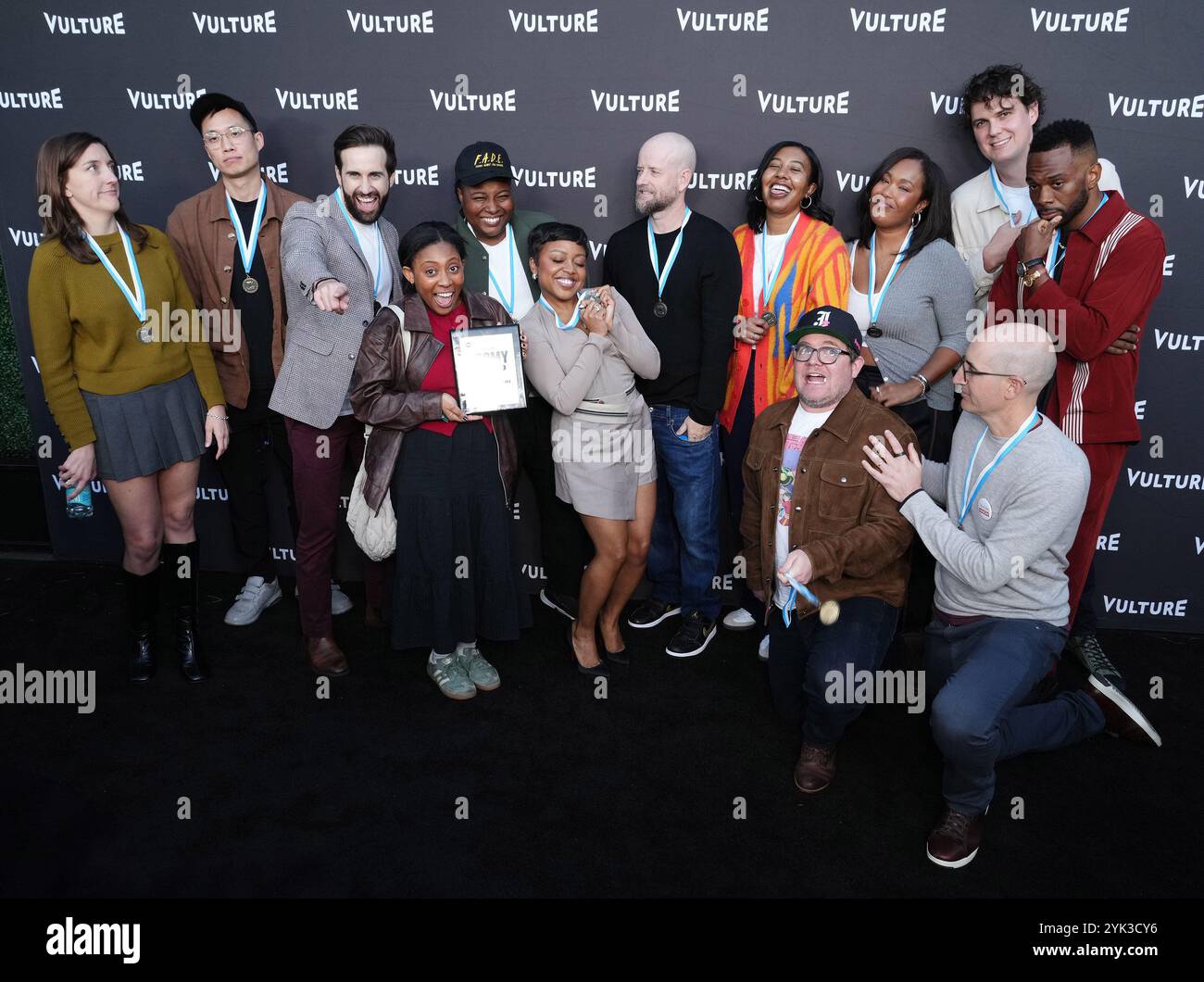 (L-R) Kate Peterman, Justin Tan, Riley Dufurrena, Lizzy Darrell, Brittani Nichols, Quinta ...