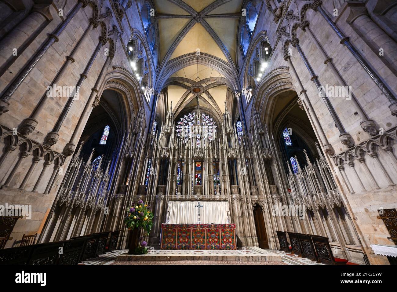 Durham, UK - Jul 2, 2024: Durham Cathedral, formally the Cathedral ...