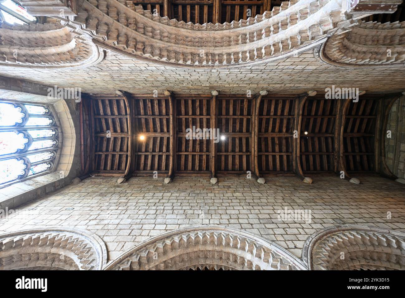 Durham, UK - Jul 2, 2024: Durham Cathedral, formally the Cathedral ...