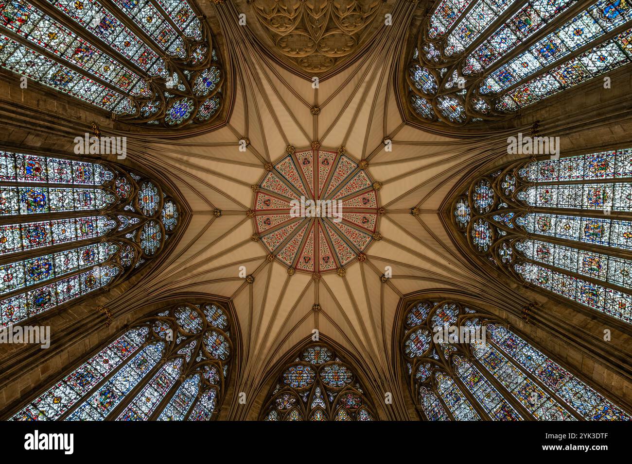 York, England - Jun 30, 2024: The Chapter House of York Minster, Built ...