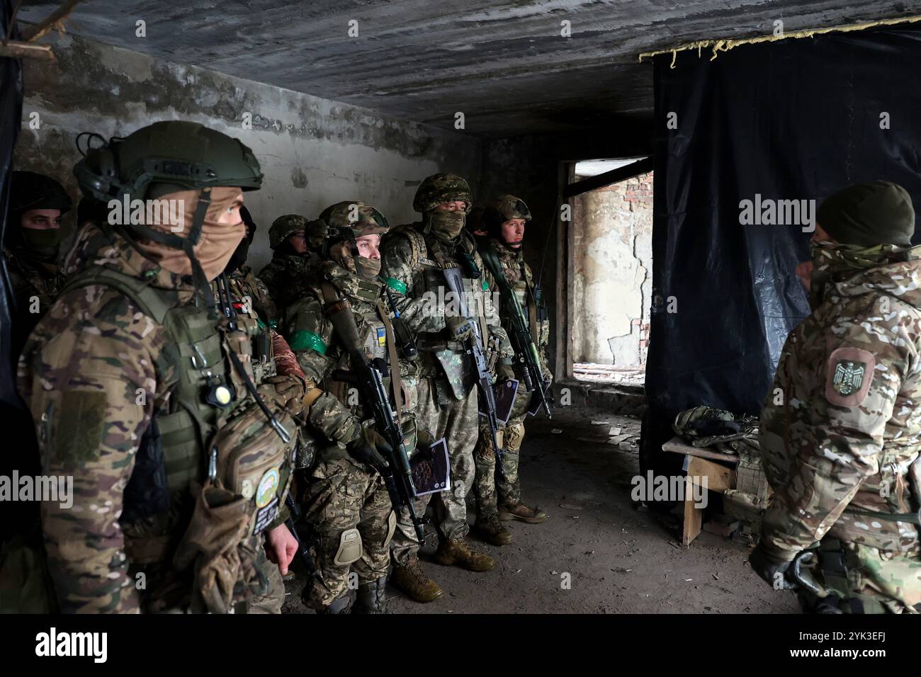 KHARKIV REGION, UKRAINE - NOVEMBER 14, 2024 - New soldiers of the 57th ...