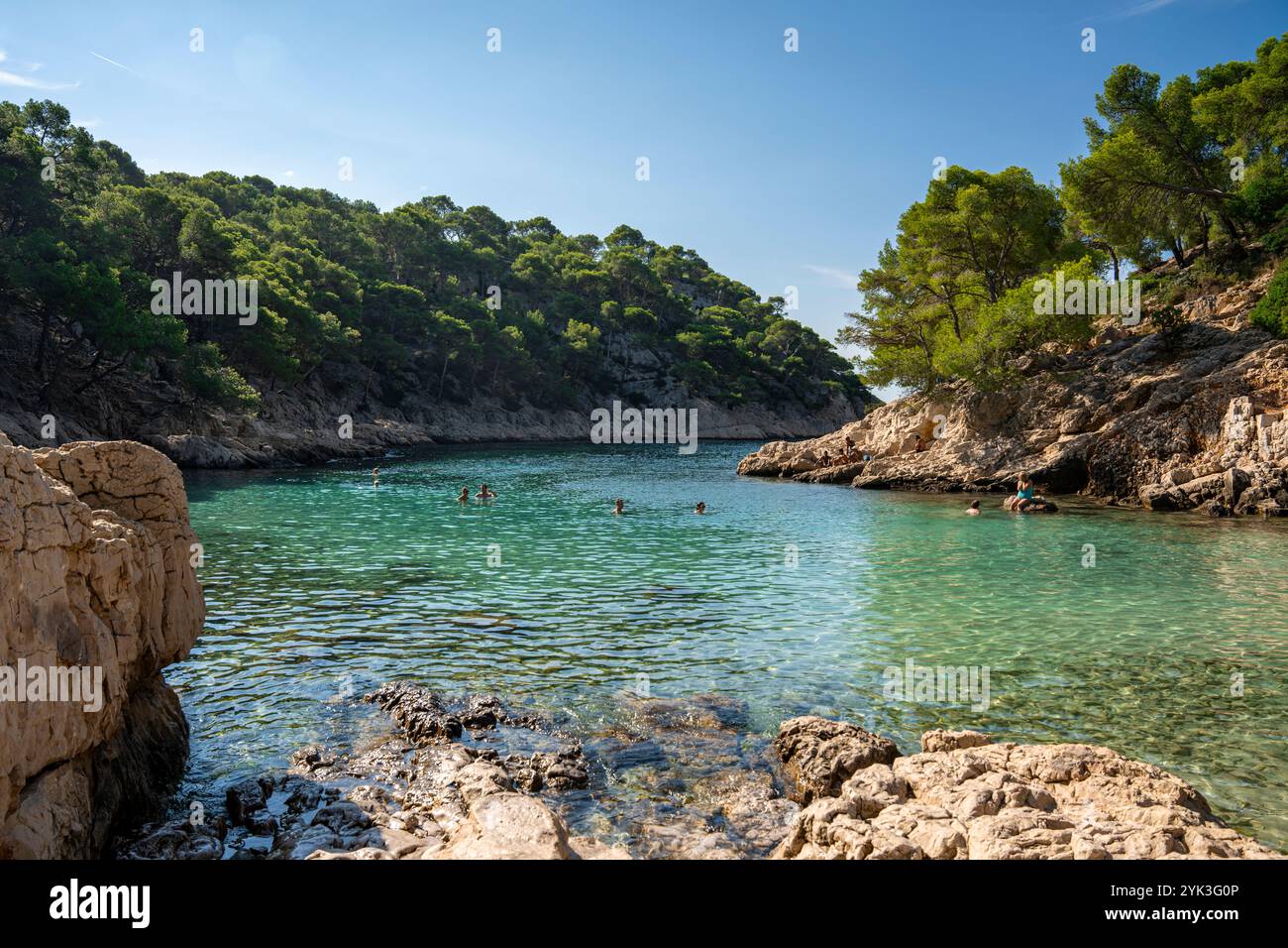 Calanque de Port Pin between Cassis and Marseille, Provence, France ...