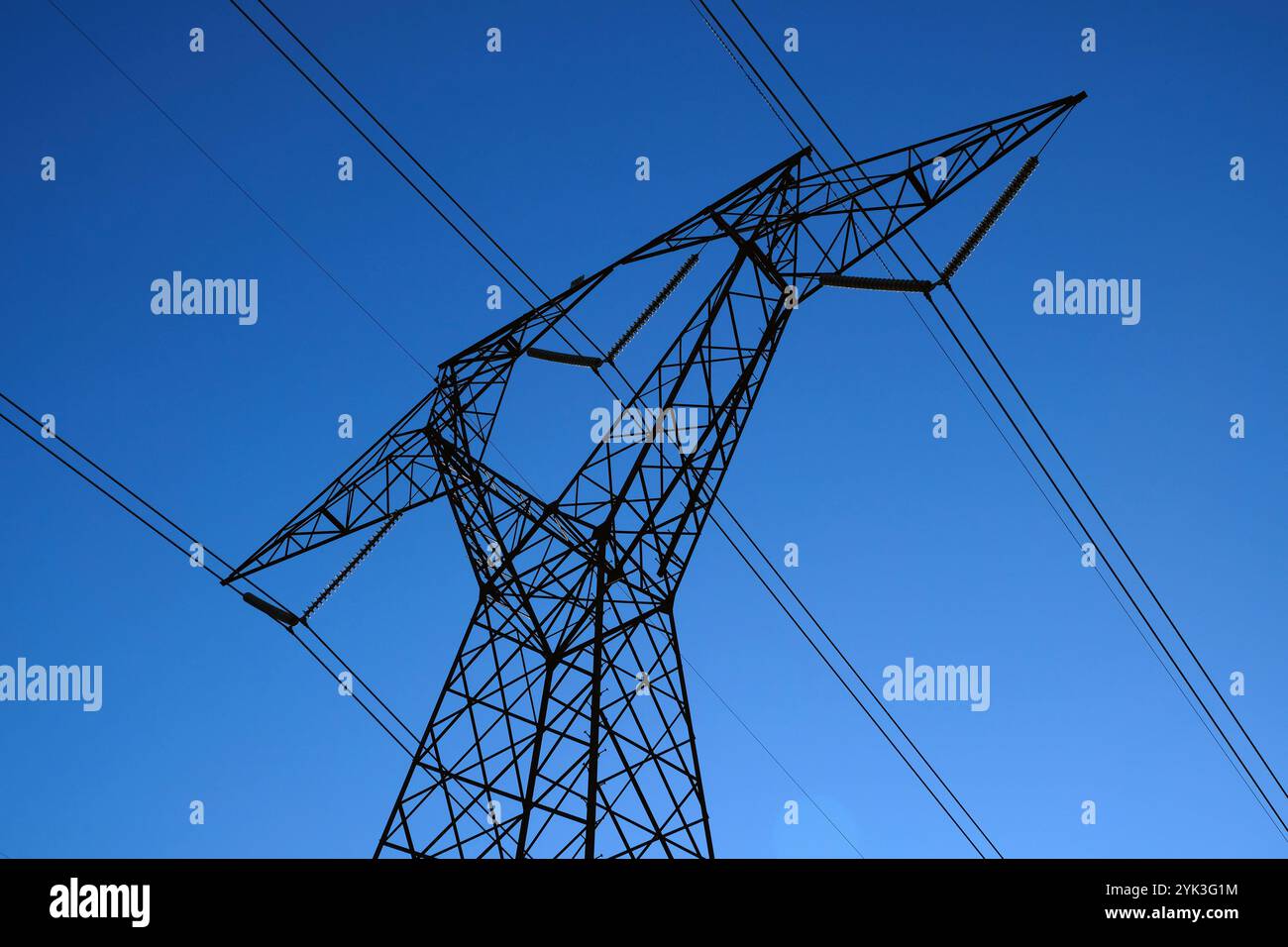 Electric pole power lines hi-res stock photography and images - Alamy