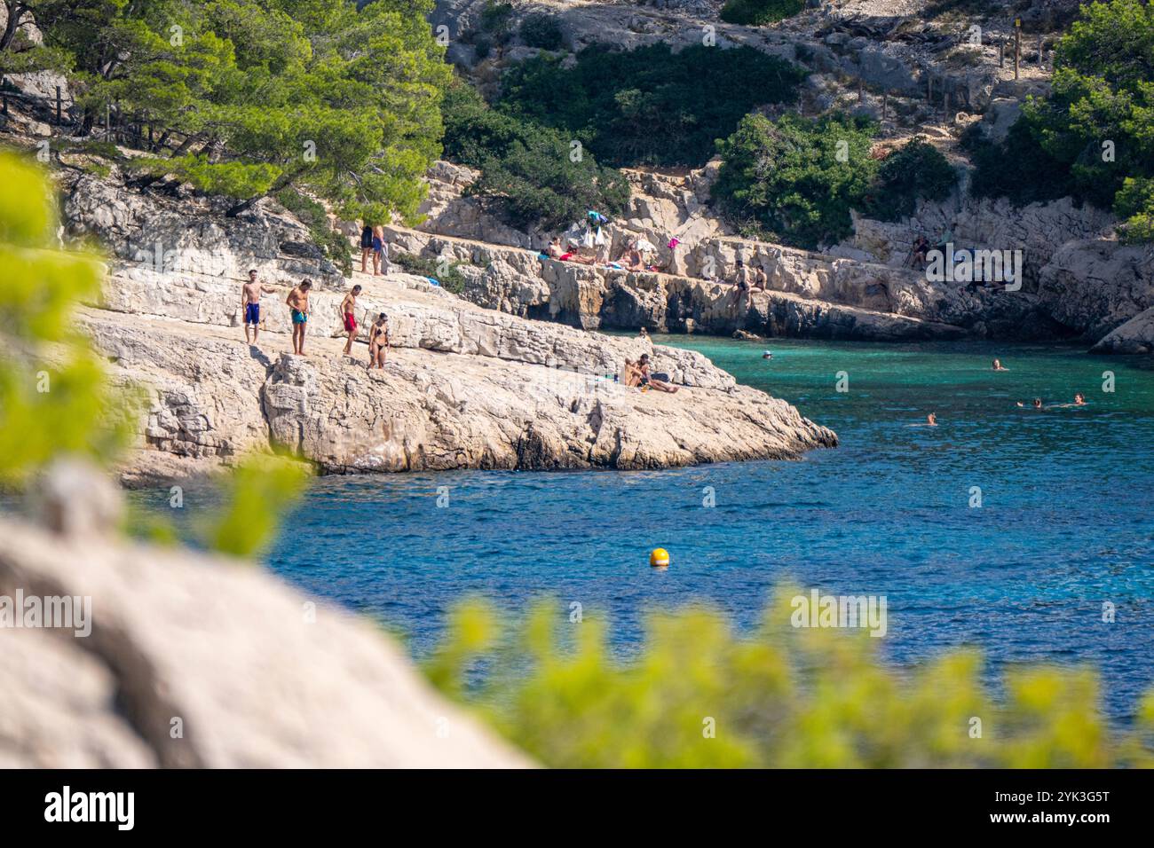 Calanque de Port Pin between Cassis and Marseille, Provence, France ...