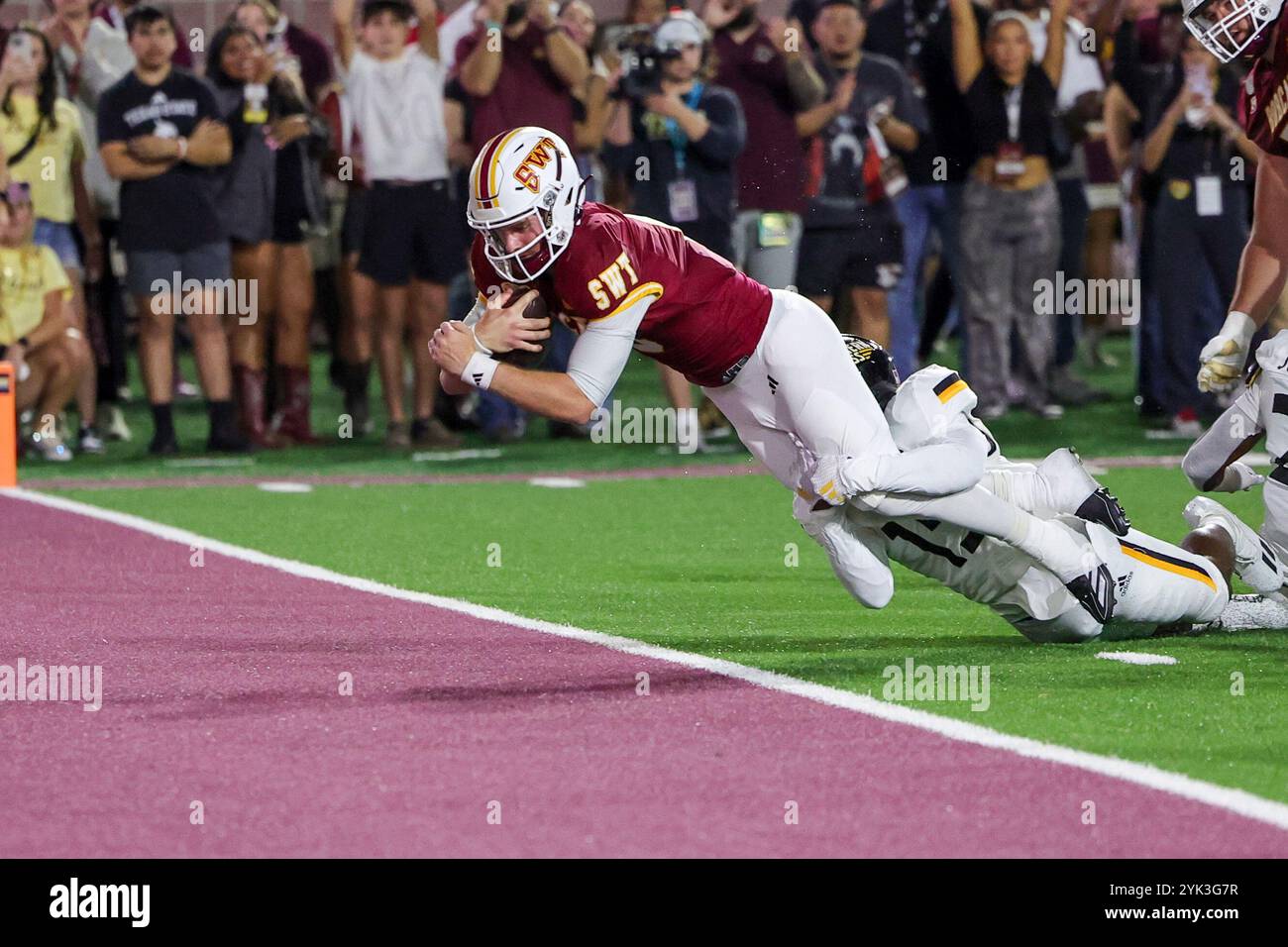 November 16, 2024: Texas State Bobcats quarterback Brad Jackson (8 ...