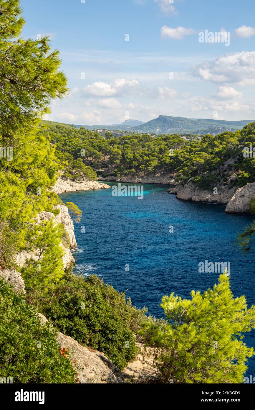 Calanque de Port Pin between Cassis and Marseille, Provence, France ...