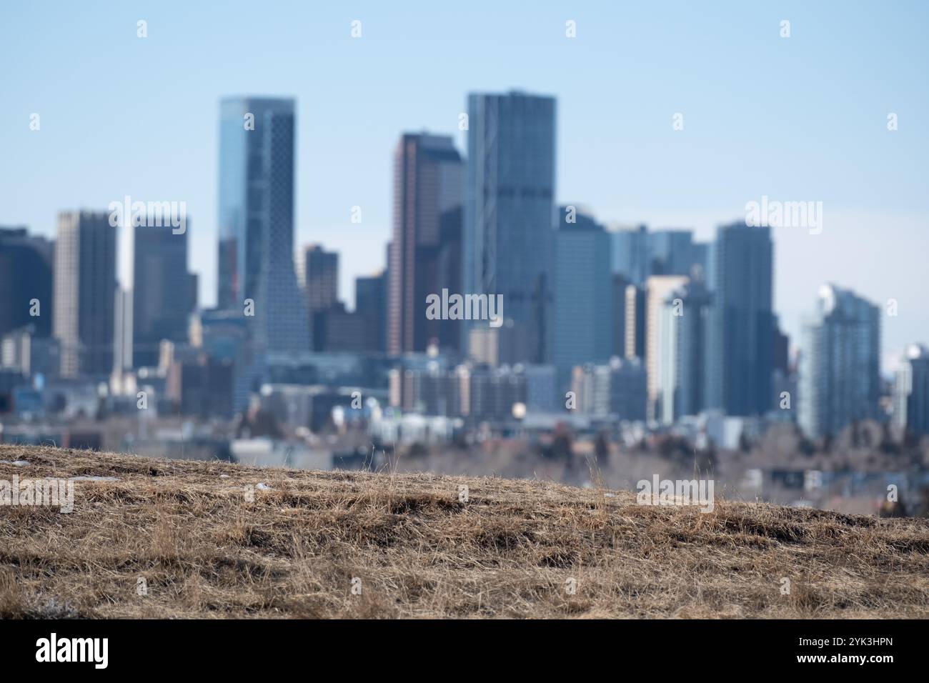 Downtown Calgary city urban business district skyline Stock Photo - Alamy