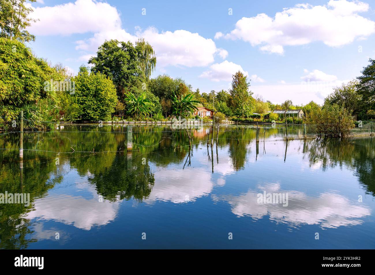 Hortillonnages (floating gardens), boat tour through the water ...