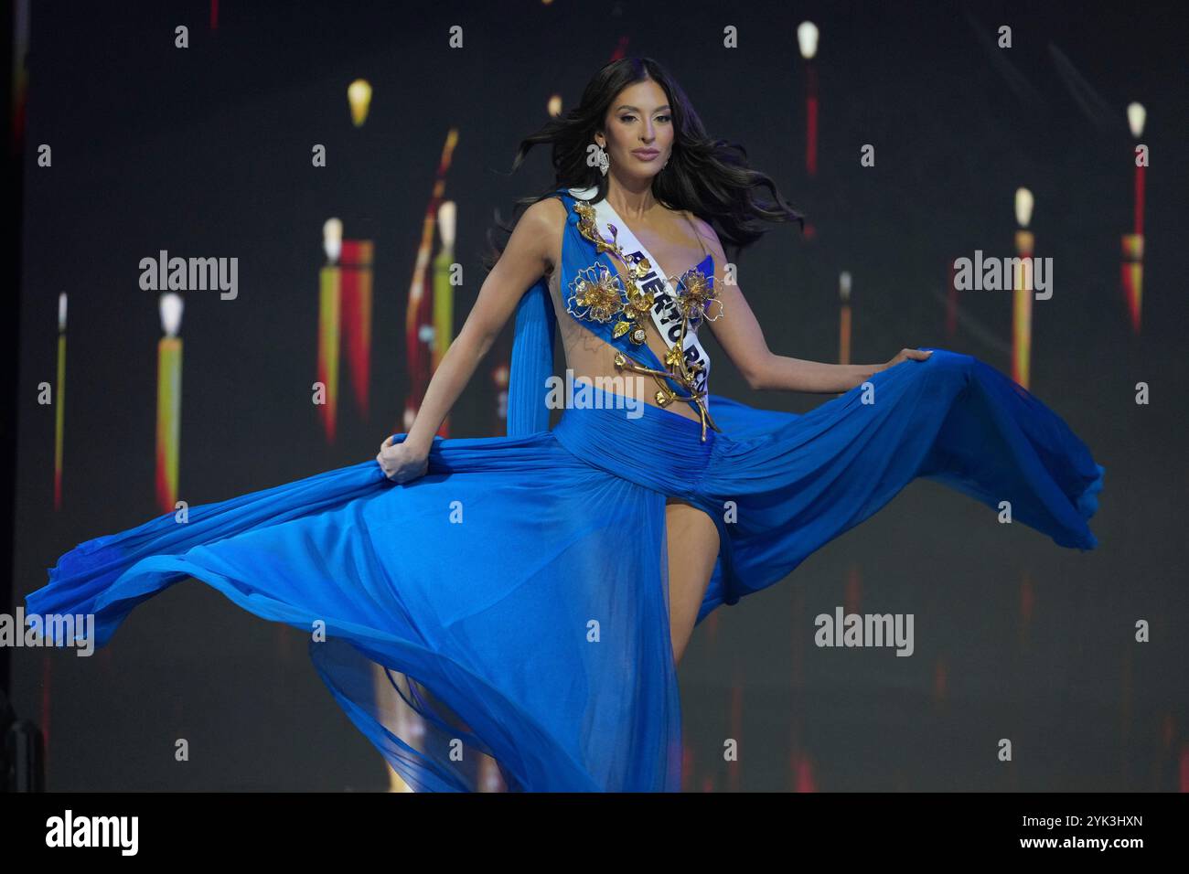 Miss Puerto Rico Jennifer Colón competes during the final round of the ...