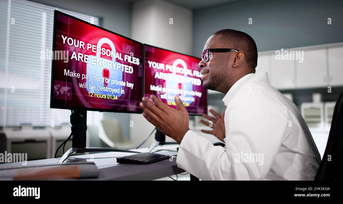 Ransomware doctor hi-res stock photography and images - Alamy