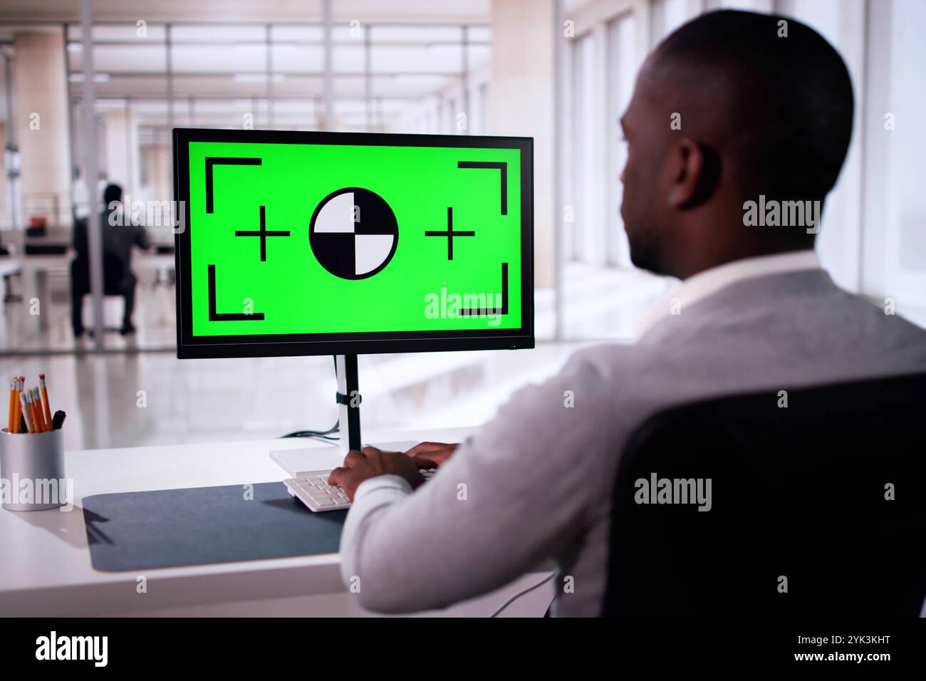 African working man green screen hi-res stock photography and images ...