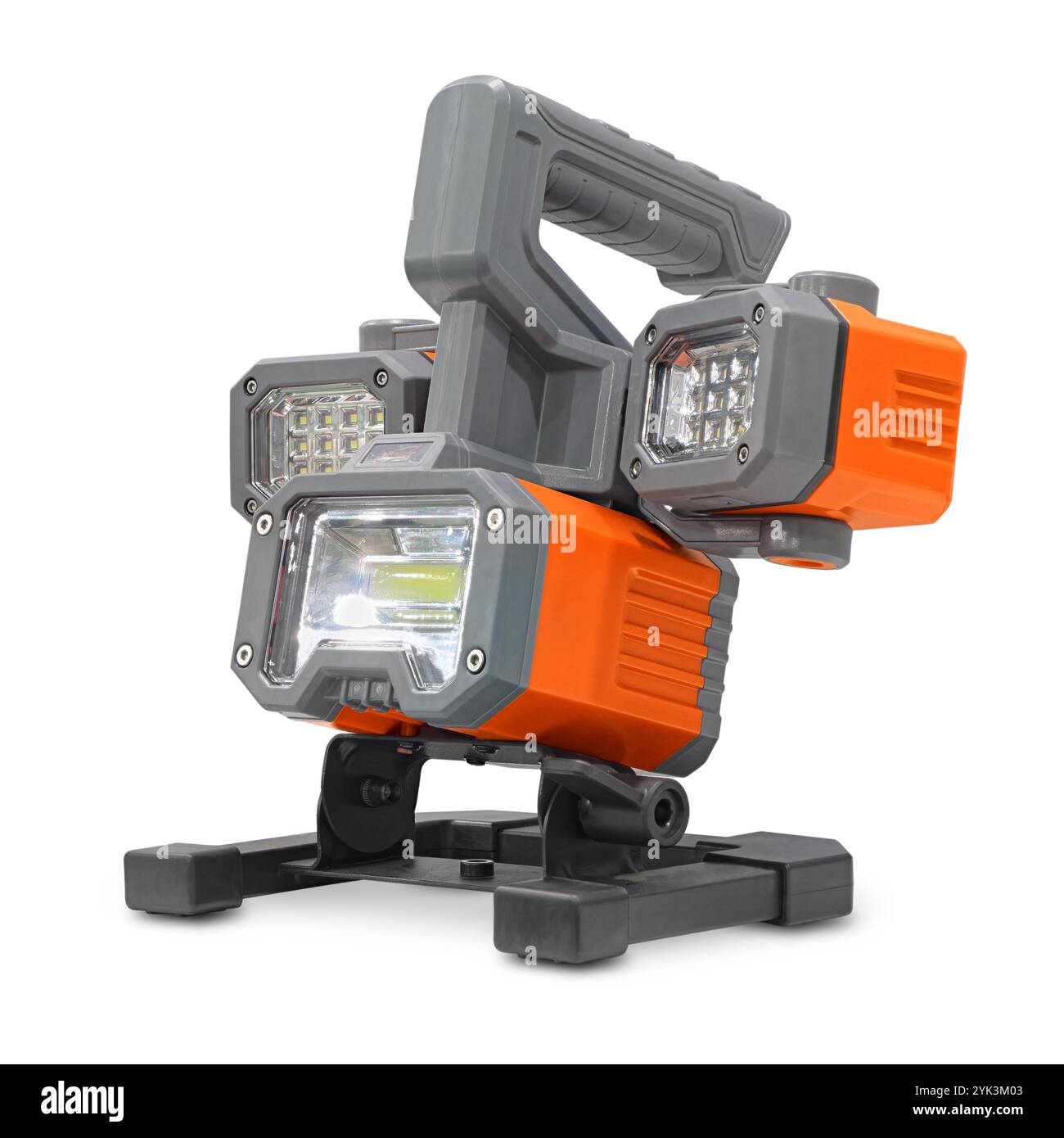 Powerful led flashlight, industrial lamp, construction floodlight ...