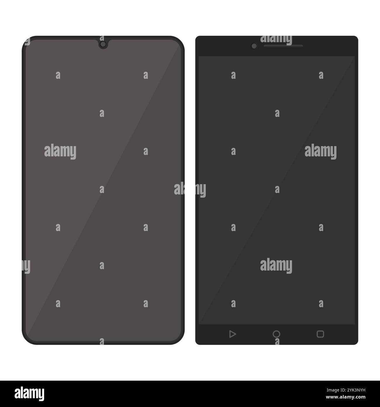 Phone view Stock Vector Images - Alamy